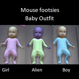 Mouse footsies baby outfit - The Sims 4 Mods - CurseForge