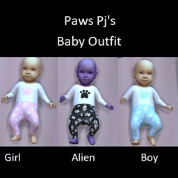 Install Paws Pj's baby outfit - The Sims 4 Mods - CurseForge