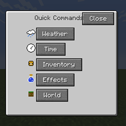 Quick Commands Menu - Minecraft Mods - CurseForge