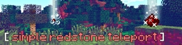 Simple Redstone Teleport - Minecraft Bukkit Plugins - CurseForge