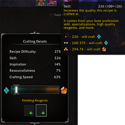 Extended Crafting Details - World of Warcraft Addons - CurseForge