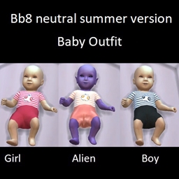 Bb8 neutral summer version baby outfit - The Sims 4 Mods - CurseForge