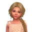 Alice Side Braid for Girls - File - The Sims 4 Create a Sim - CurseForge