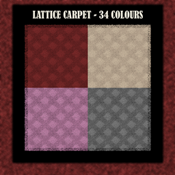 Lattice Carpeting - 34 Colours - Files - The Sims 4 Build / Buy ...
