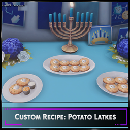 Custom Recipe: Potato Latkes - Potato Latkes 2.0 - The Sims 4 Mods ...