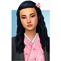 Nezuko Hair - Create a Sim - The Sims 4 - CurseForge