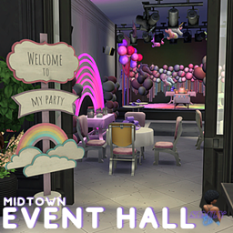 Midtown Event Hall - The Sims 4 Rooms / Lots - CurseForge