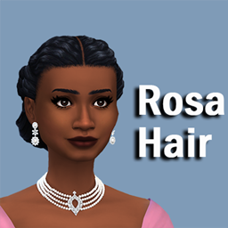 Rosa Hair - simstomaggie-rosa-hair.zip - The Sims 4 Create a Sim ...