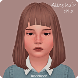 Alice Hair Child - File - The Sims 4 Create a Sim - CurseForge