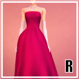 Ribbon Gown - For Audrey V - The Sims 4 Create a Sim - CurseForge