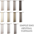 SS Neutral Curtains - Build / Buy - The Sims 4 - CurseForge