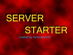Server Starter - Minecraft Bukkit Plugins - CurseForge