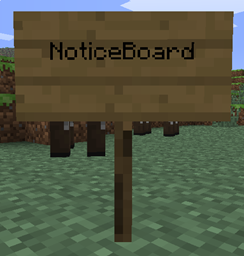 NoticeBoard - Minecraft Bukkit Plugins - CurseForge