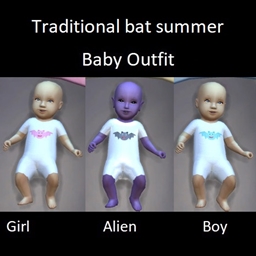 Traditional bat summer baby outfit - The Sims 4 Mods - CurseForge