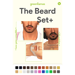 The Beard Set+ (GL) - The Sims 4 Create a Sim - CurseForge