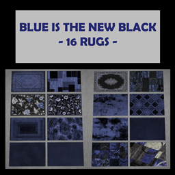Blue is the new Black - 16 Rugs - The Sims 4 Build / Buy - CurseForge