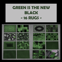 Green is the New Black - 16 Rugs - The Sims 4 Build / Buy - CurseForge