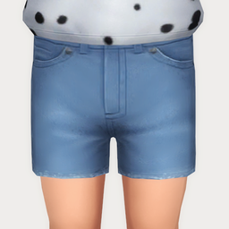 denim shorts - toddler - The Sims 4 Create a Sim - CurseForge