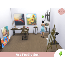 Art Studio Set - The Sims 4 Build / Buy - CurseForge