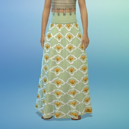 Doro Child long skirt - The Sims 4 Create a Sim - CurseForge