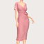 bodycon wrap dress - female - The Sims 4 Create a Sim - CurseForge
