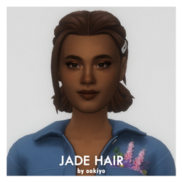 oakiyo - Jade Hair - The Sims 4 Create a Sim - CurseForge