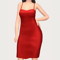 satin dress - female - Files - The Sims 4 Create a Sim - CurseForge