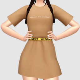 belt t-shirt - female - The Sims 4 Create a Sim - CurseForge