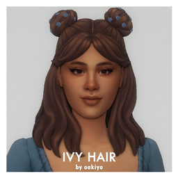 oakiyo - Ivy Hair - The Sims 4 Create a Sim - CurseForge