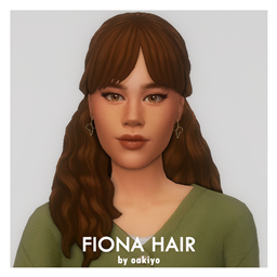 oakiyo - Fiona Hair - The Sims 4 Create a Sim - CurseForge