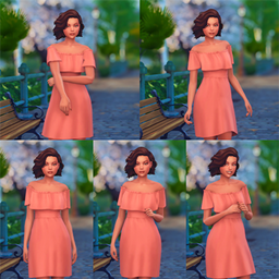 Modeling Poses 40 - The Sims 4 Mods - CurseForge