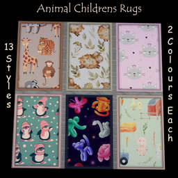 Children's Rugs - Animals - Files - The Sims 4 Build / Buy - CurseForge