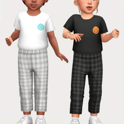 smiley gingham set - toddler & child - The Sims 4 Create a Sim - CurseForge