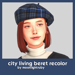 city living beret recolor - The Sims 4 Create a Sim - CurseForge