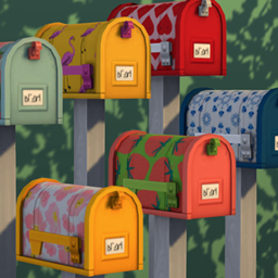Painted Mailboxes - The Sims 4 Build / Buy - CurseForge