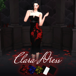 Clara Dress (FDM Collection) - The Sims 4 Create a Sim - CurseForge