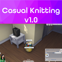 Casual Knitting - The Sims 4 Mods - CurseForge