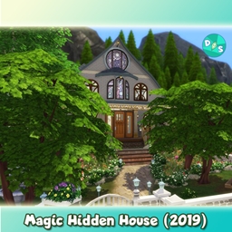 Magic Hidden House (2019)(No CC) - Files - The Sims 4 Rooms / Lots ...
