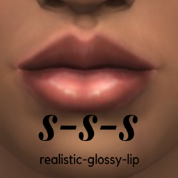 Realistic Glossy Lips / Lip Gloss - The Sims 4 Create a Sim - CurseForge