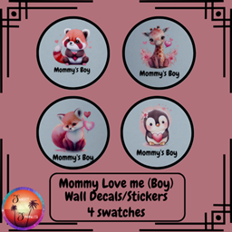 Mommy Love me (Girl) + (Boy) Wall Decals/Stickers - Screenshots - The ...