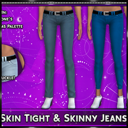 Skin Tight & Skinny Jeans (Purrfect Denims) - Files - The Sims 4 Create ...