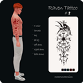 Raven Tattoo 2 - Create a Sim - The Sims 4 - CurseForge