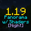 Wild Update Panorama with Shaders [Night] - Minecraft Resource Packs ...