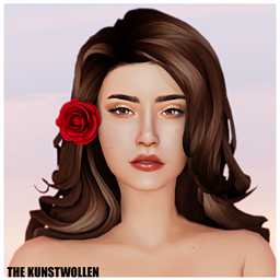 Rosalyn hair + rose accessory - Files - The Sims 4 Create a Sim ...