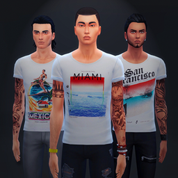 Hipster T-Shirts - The Sims 4 Create a Sim - CurseForge