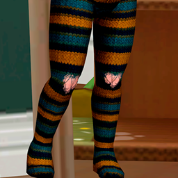 Toddlers Stockings Heart-Ripped - The Sims 4 Create a Sim - CurseForge