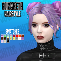 Elizabeth hairstyle by Jochi - The Sims 4 Create a Sim - CurseForge