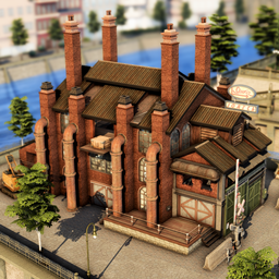 Old Factory (Factory One renovation) - The Sims 4 Rooms / Lots - CurseForge
