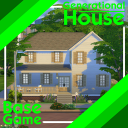 Generational Home (Base Game) - The Sims 4 Rooms / Lots - CurseForge