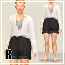 Download Mellow II - Long Sleeves Shirt & Shorter Pants for F - The ...